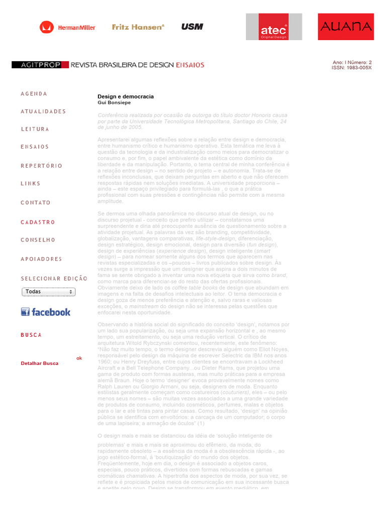 AGITPROP - Revista Brasileira de Design | PDF