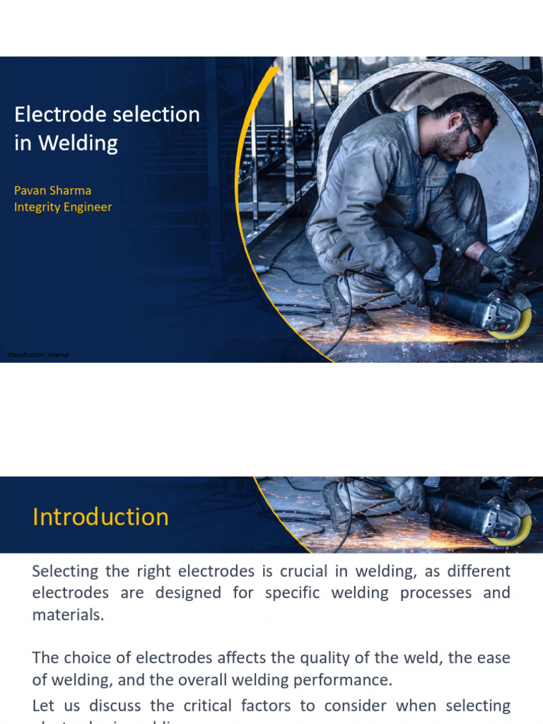 Wellding Eletrode Selection PPT 2 | PDF