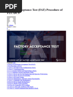 Factory Acceptance Test Checklist - SafetyCulture | PDF | Hazards ...