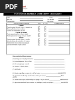 Inspección de Trailer: Checklist 17 Puntos | PDF