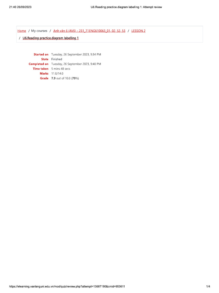 U6.Reading Practice - Diagram Labelling 1 | PDF