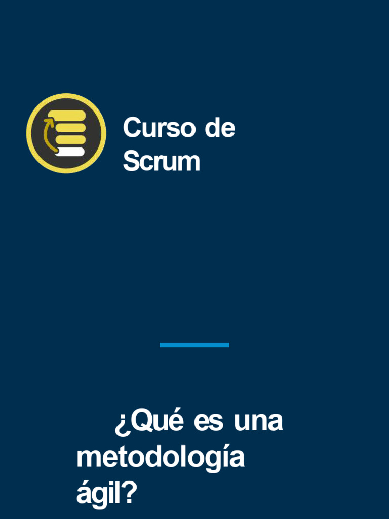 Presentacion Scrum | PDF | Scrum (desarrollo de software) | Software
