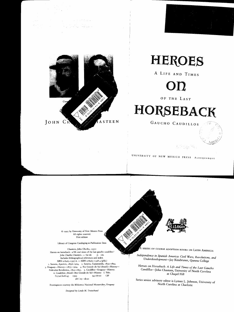 Chasteen, Heroes On Horseback | PDF