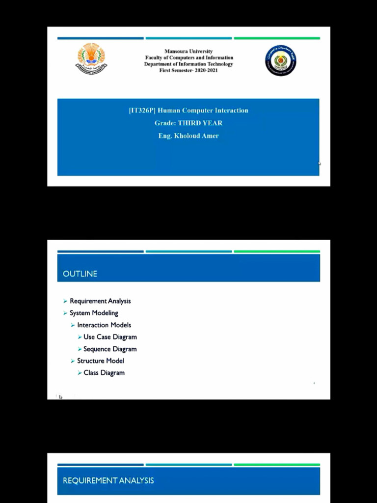Human Computer Interaction - Section4. | PDF | Use Case | Information ...