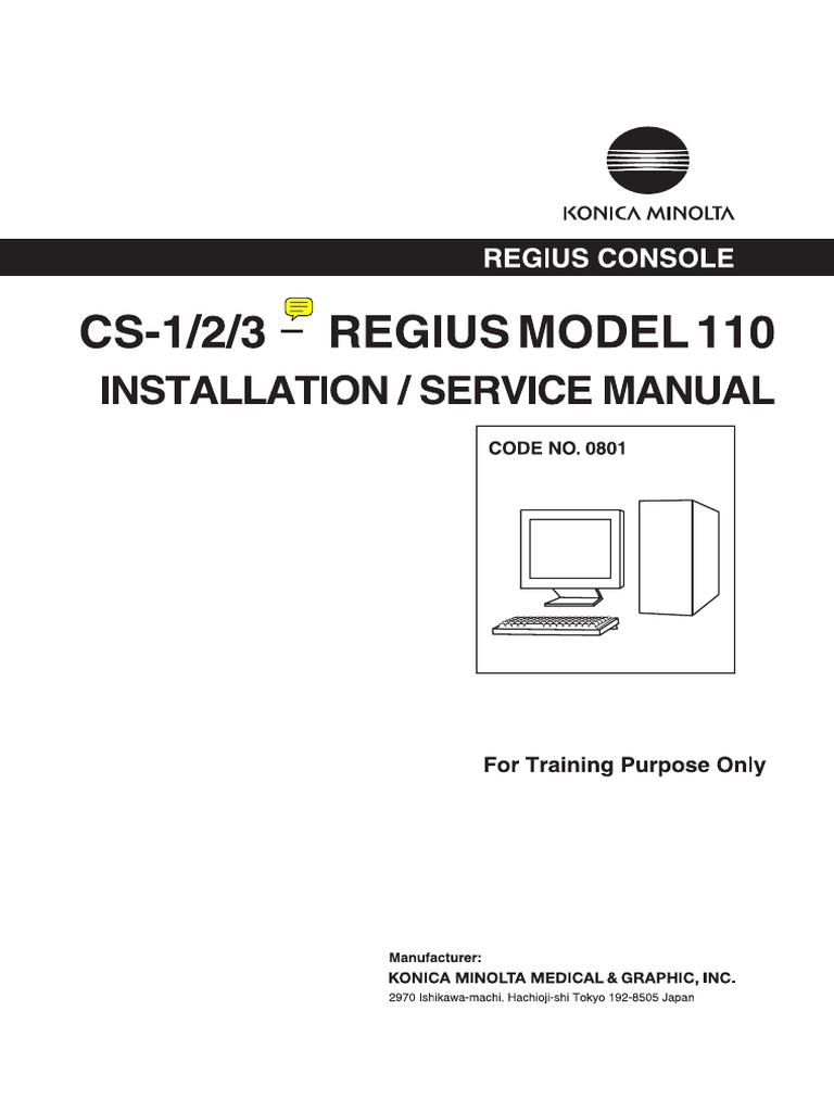 CS1 2 3-Regius110 Inst-Serv | PDF | Ip Address | Parameter (Computer Programming)