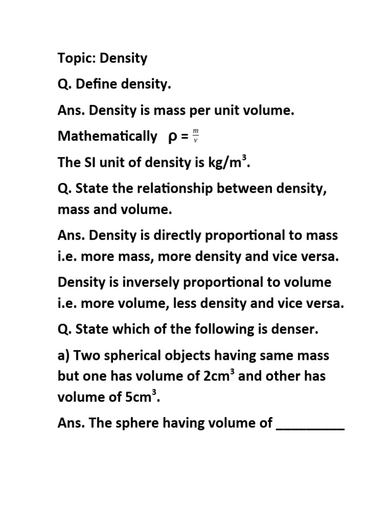 Density | PDF