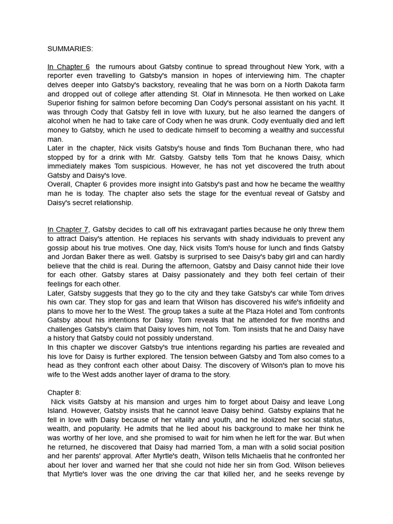 The Great Gatsby 2 | PDF | The Great Gatsby