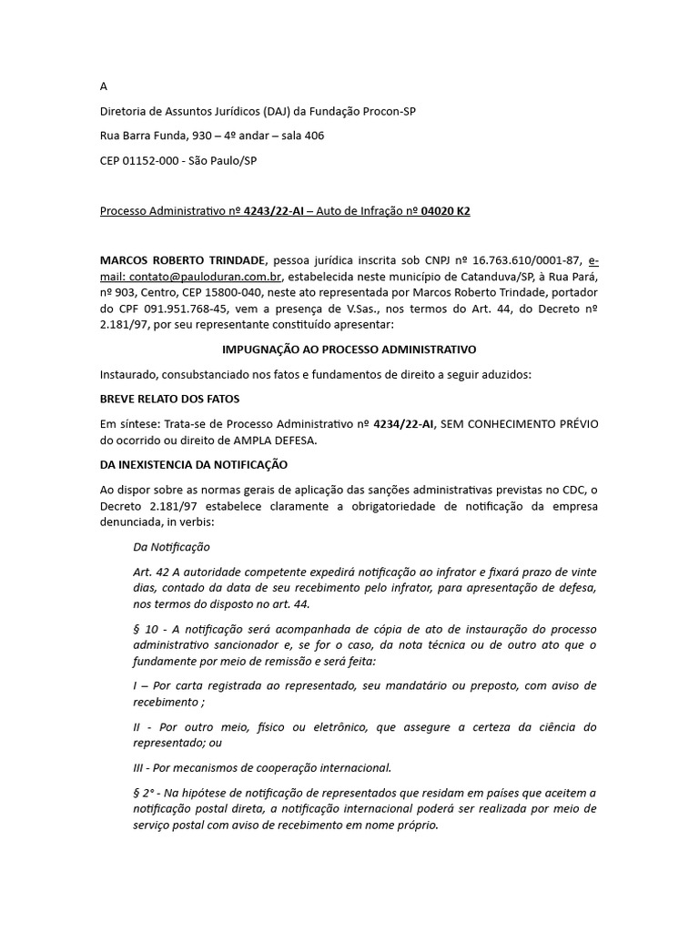 Defesa Procon | PDF | Estado | Ciência Política