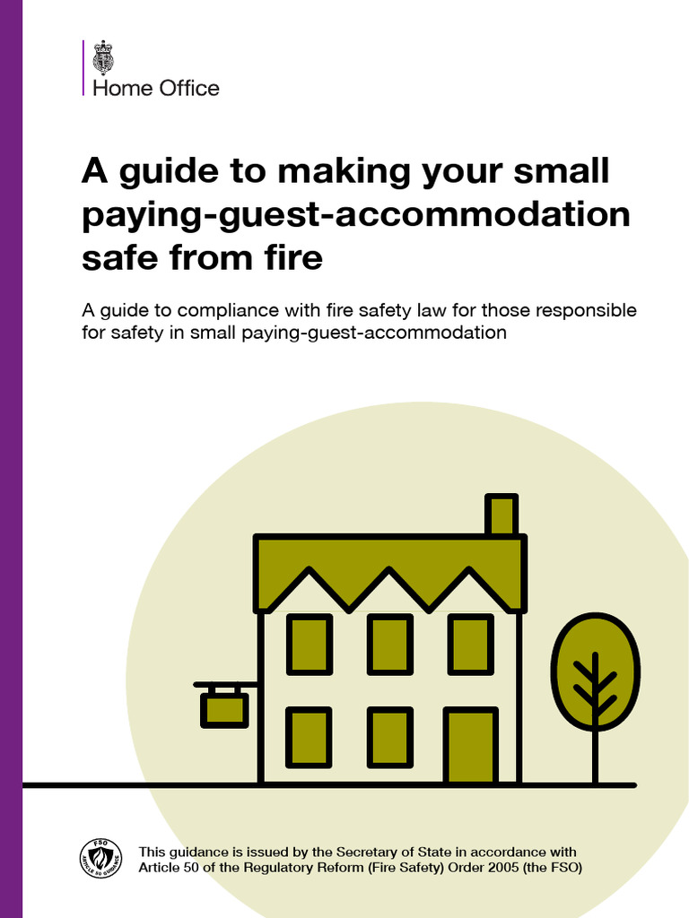 A Guide To Making Your Small Paying-Guest-Accommodation Safe From Fire | PDF