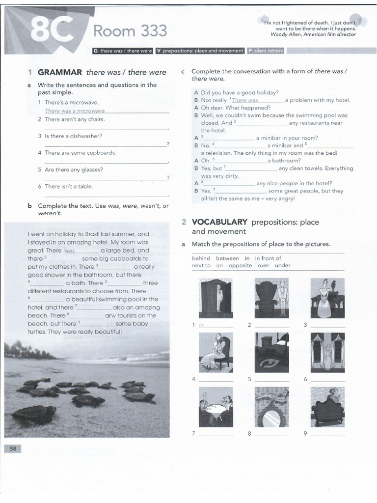 English File 4th Edition Elementary Workbook | PDF