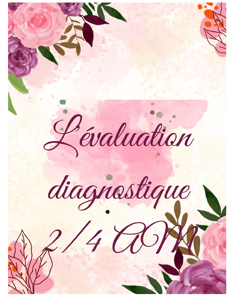 Évaluation Diagnostique | PDF
