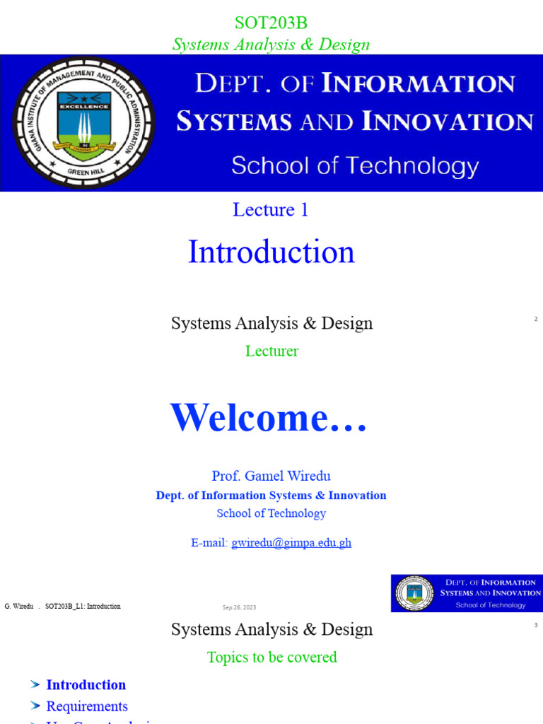System Analysis and Design | PDF | Design | Business