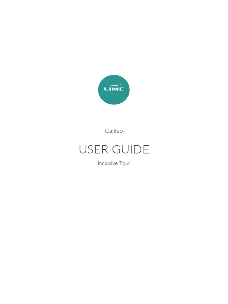 Lime Galileo User Guide It | PDF | Ticket (Admission) | Airlines