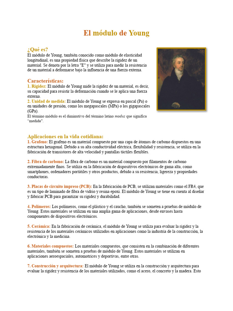 El Módulo de Young | PDF