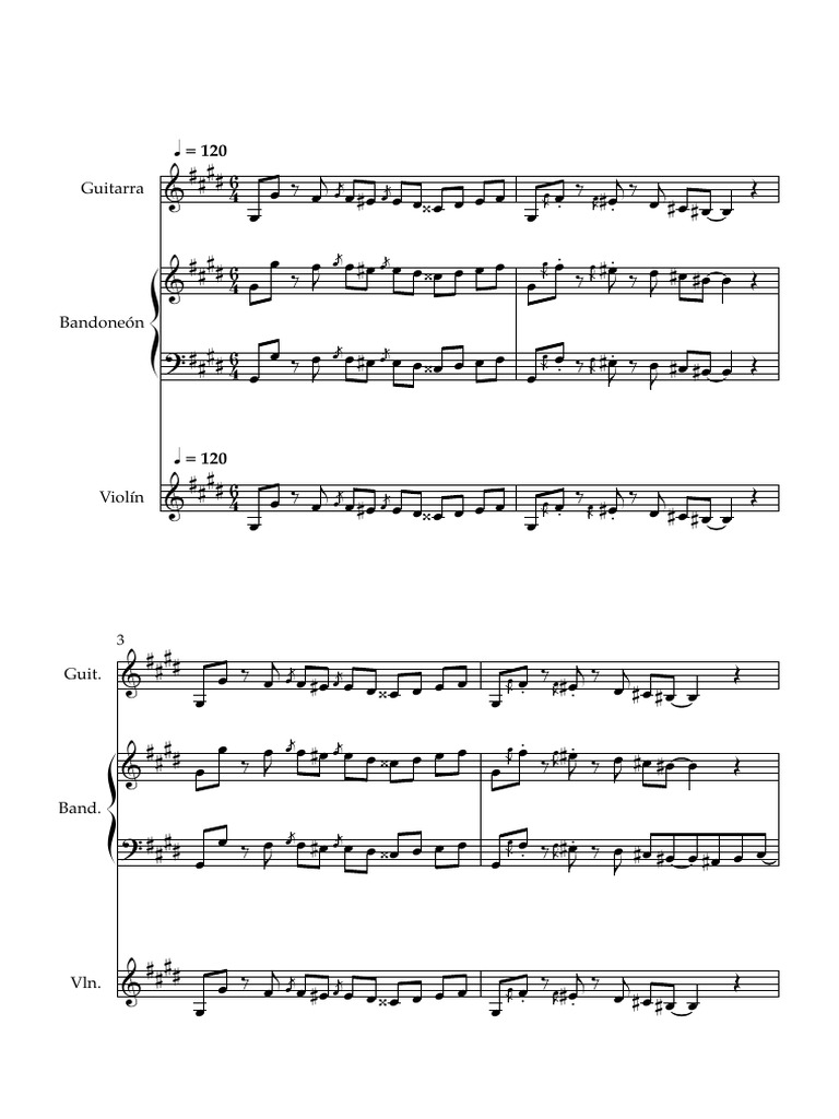 Sevilla - Partitura Completa | PDF