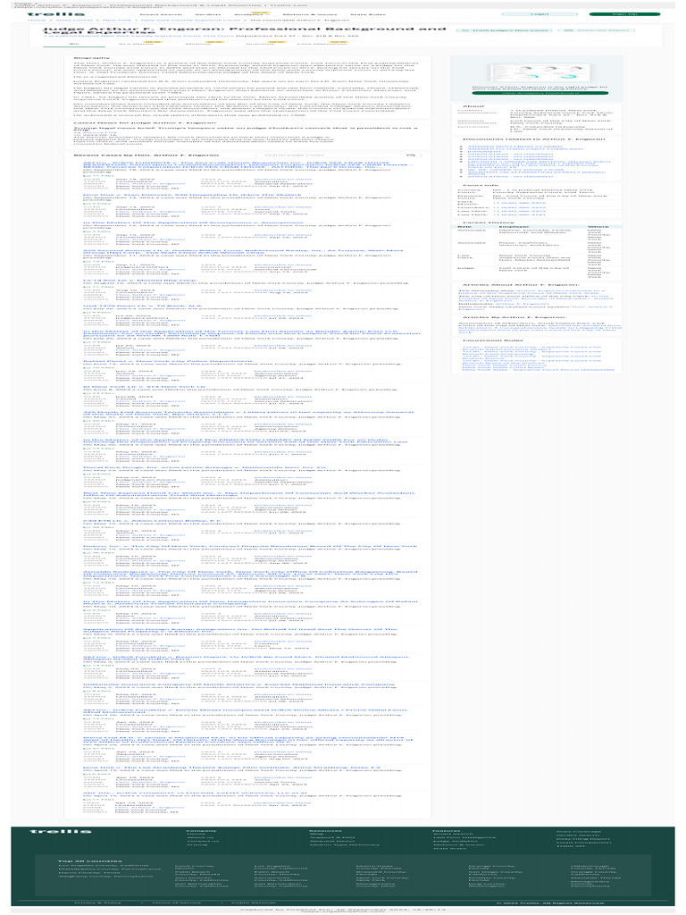 Judge Arthur F. Engoron - Professional Background & Legal Expertise ...