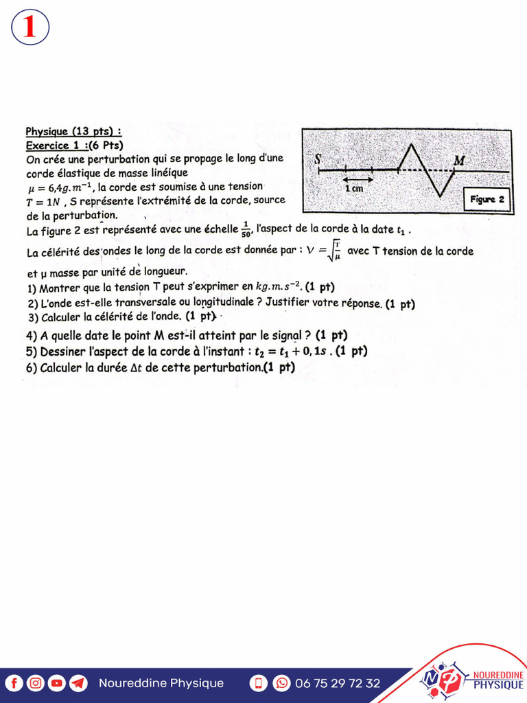 Les Ondes - Exercices | PDF