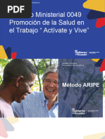 Plan Activate y Vive | PDF | Seguridad y salud ocupacional | Salud pública