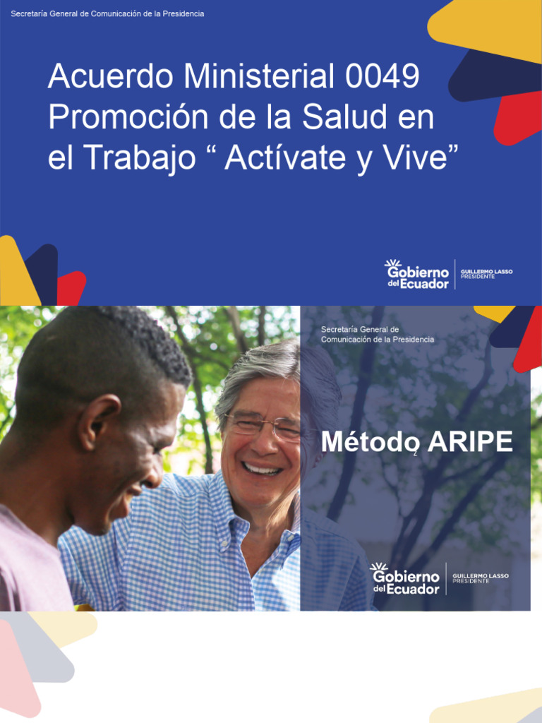 Programa "Actívate y Vive" ARIPE | PDF