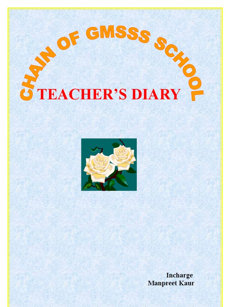 Diary Front Page | PDF
