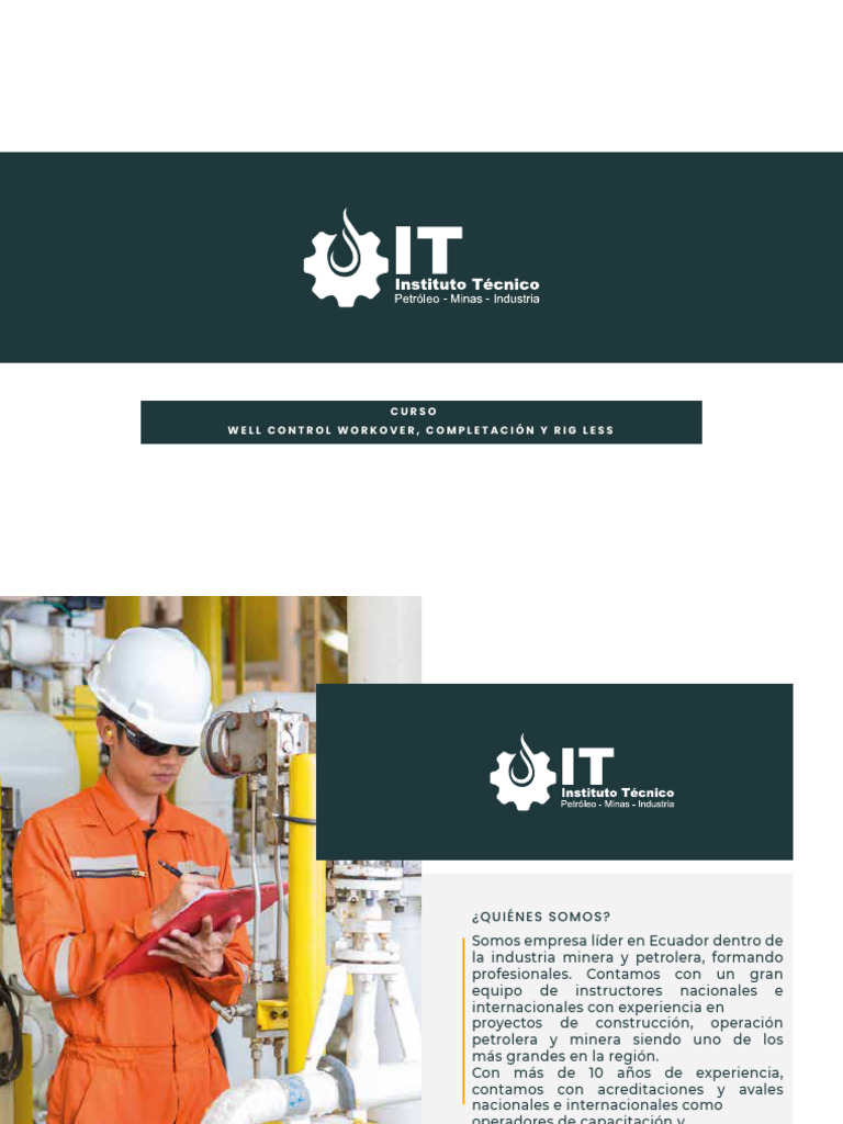 Curso Online de Well Control Rigless | PDF