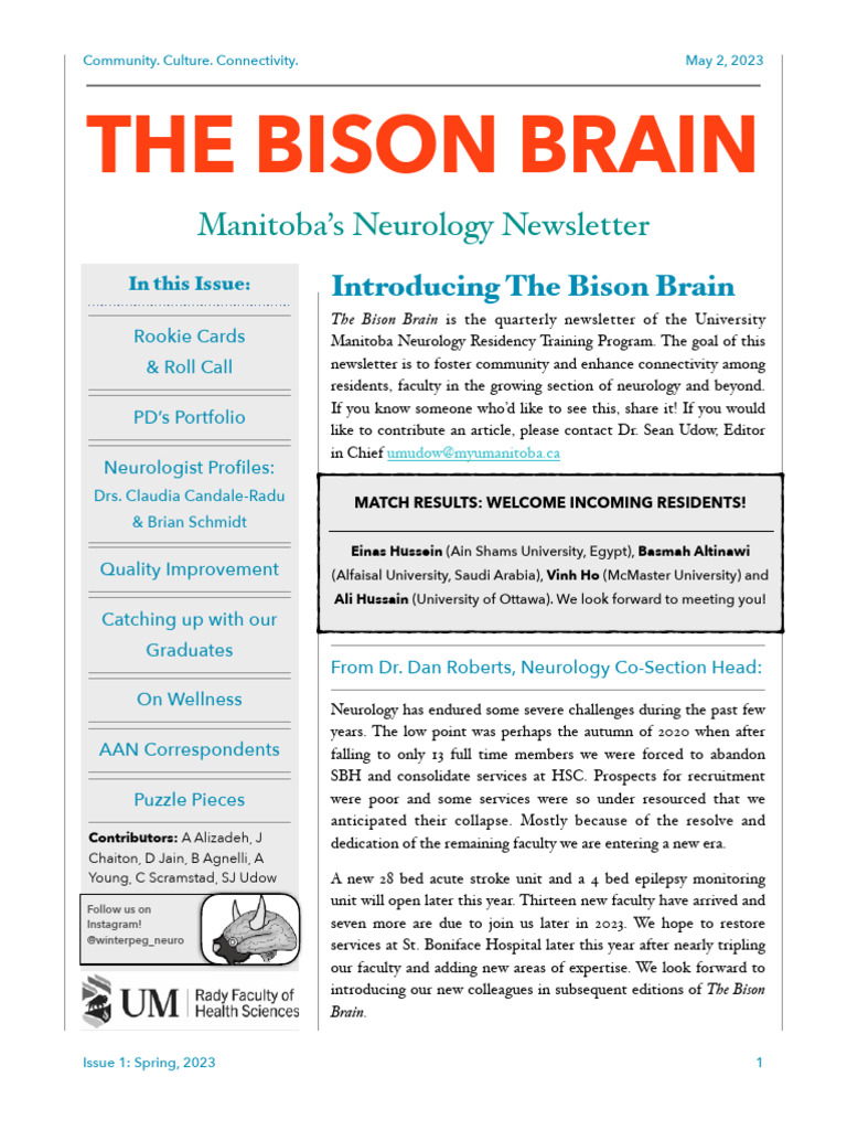 Y30stFZqSLY4yArZa3Ig - The Bison Brain Issue 1 Spring 2023 | PDF ...