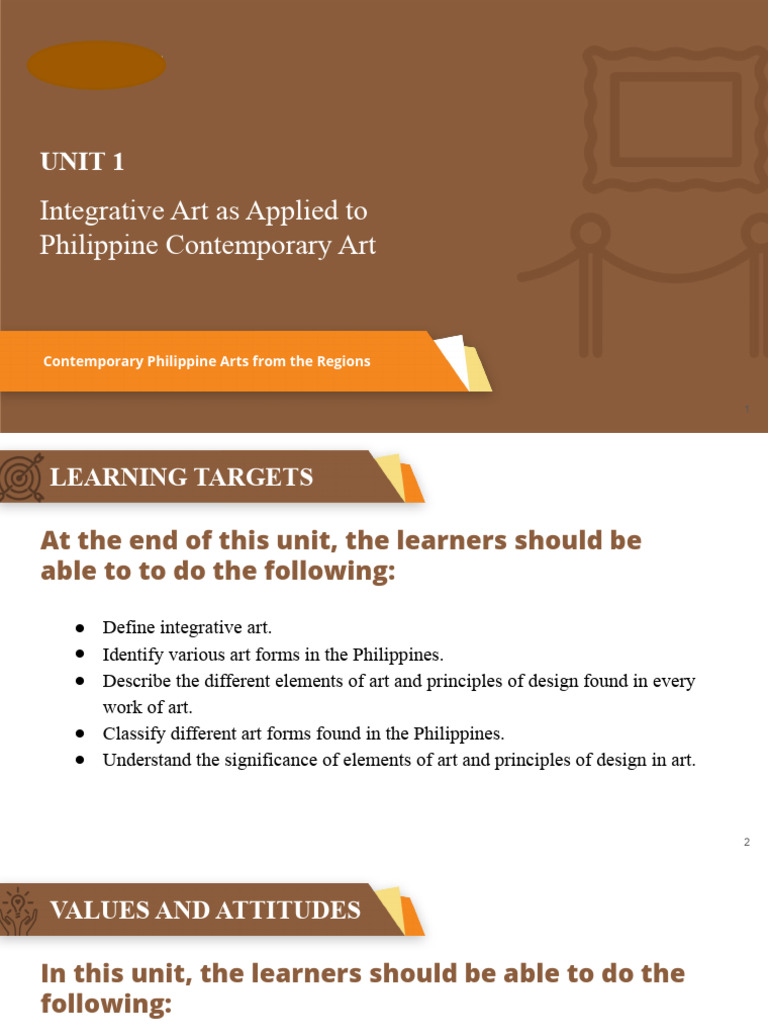 CPAR 11 - 12 Q3 0101 Integrative Art As Applied To Philippine ...