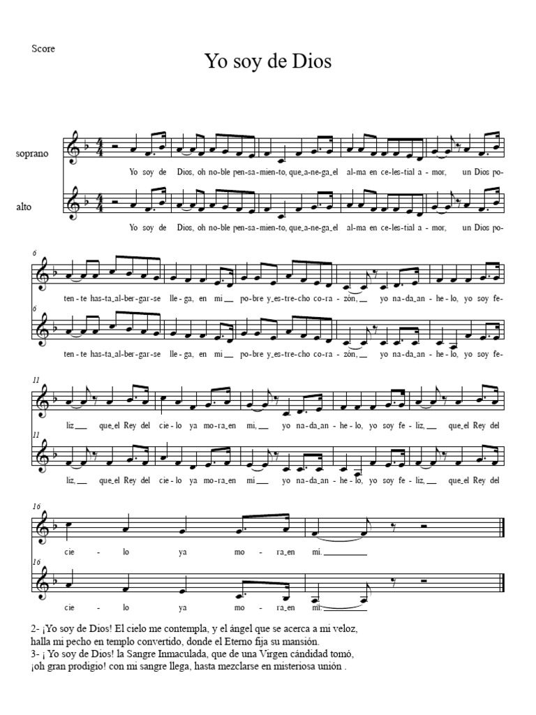Yo Soy de Dios | PDF