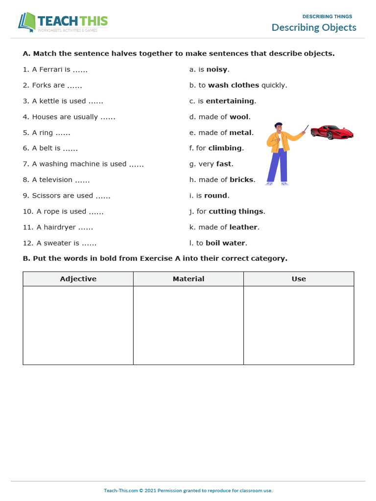 Describing Objects | PDF