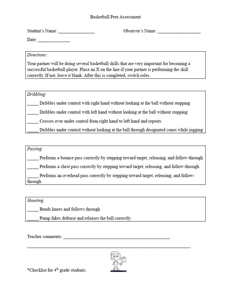 Basketball Peer Assessment | PDF