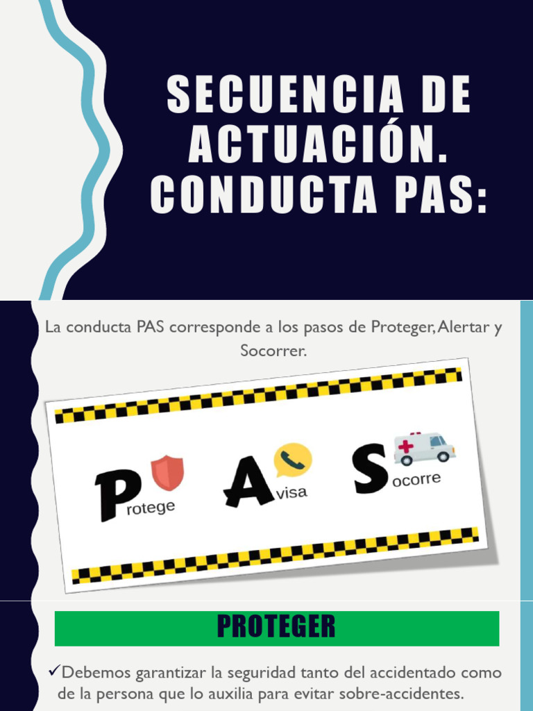 Conducta Pas | PDF | Reanimación cardiopulmonar | Medicina CLINICA