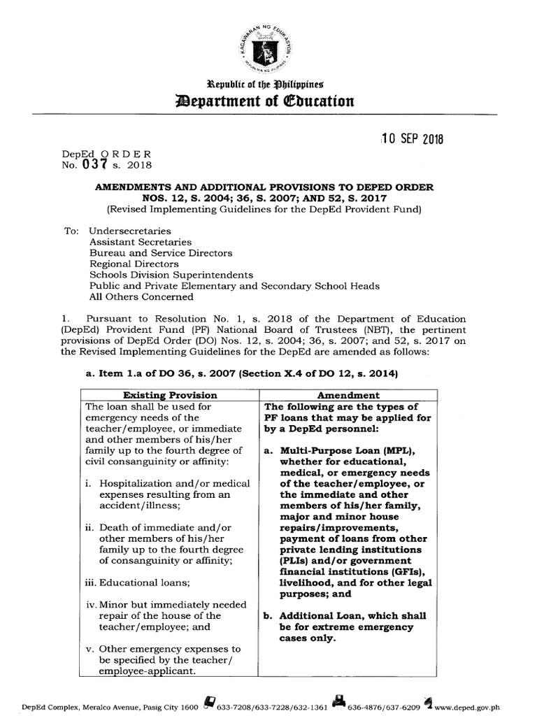 DO_s2018_037-1 Provident Loan Form | PDF