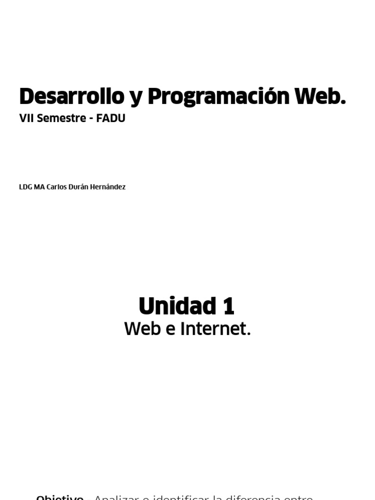 Desarrollo Yprogramacion Web Pdf Red Mundial Internet Y Web 