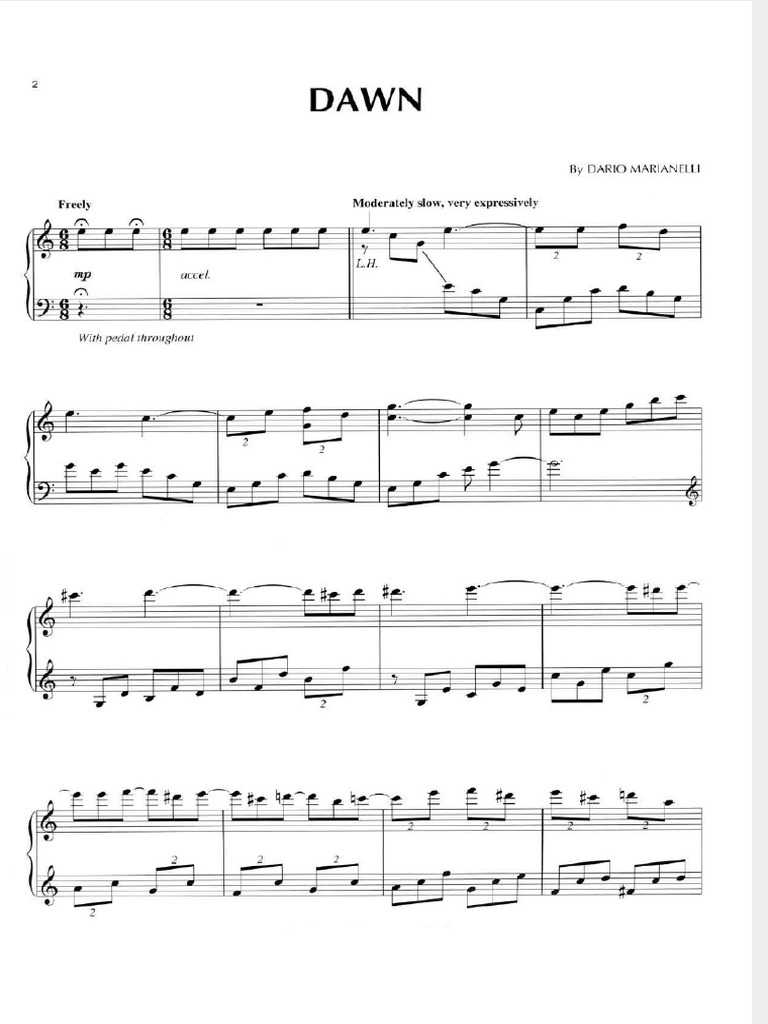 Dario Marianelli Dawn - Pride and Prejudice | PDF