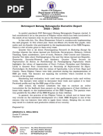 Narrative Report in Reading Remediation | PDF | Cognition | Learning