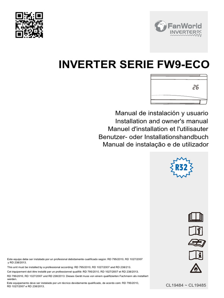 Usoinst Fw9-Eco Cl19484-485 Multi | PDF | Tornillo | Ventilación ...