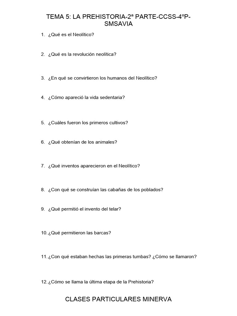 4º EP CCSS-Tema 5 (2 Parte) - Smsavia | PDF | Ciencias sociales