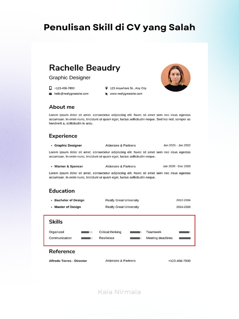 Cara Menulis Skill yang Benar di CV | PDF