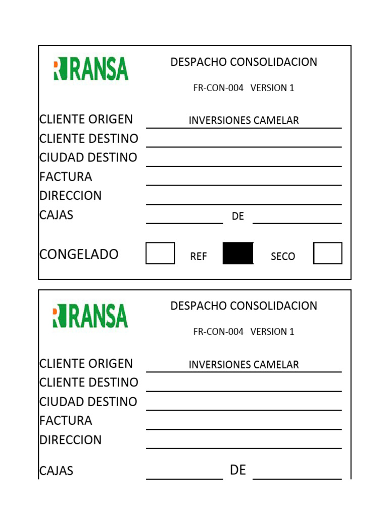 Formato Blanco | PDF