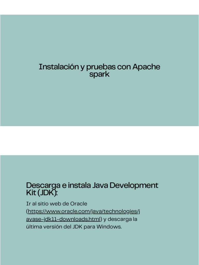 08 - PD - Instalacion Apache Spark | PDF