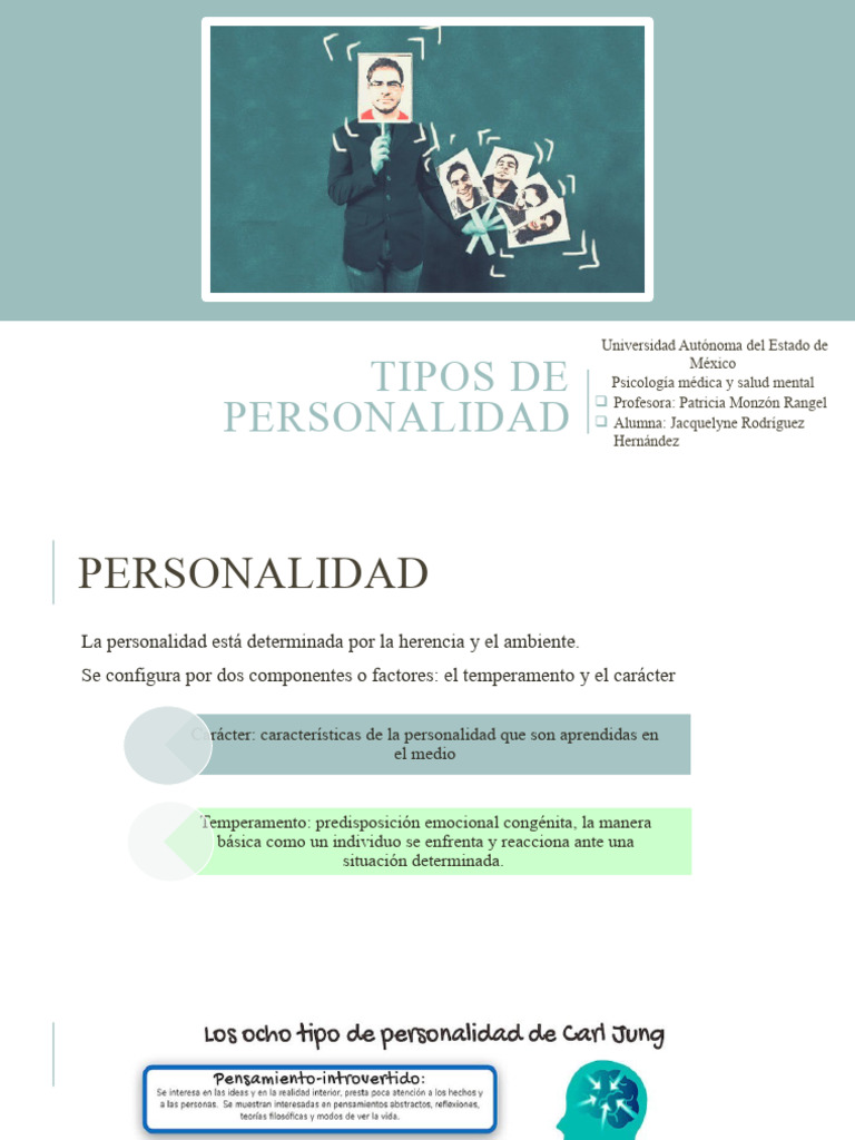 Tipos de Personalidad | PDF | Temperamento | Sicología