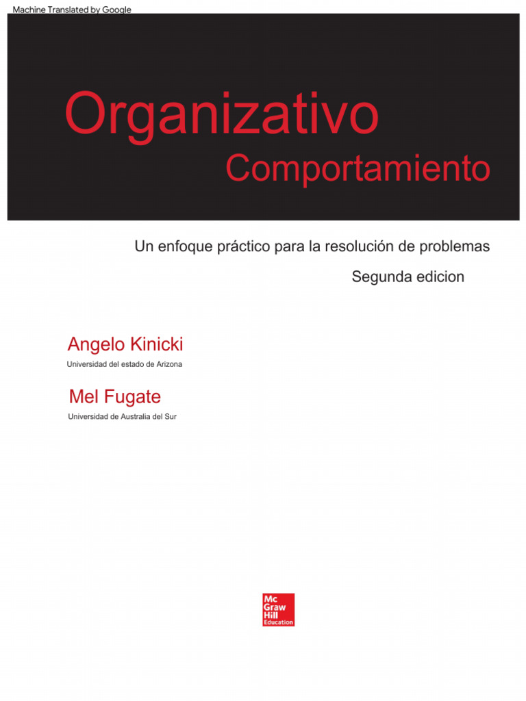 CLASE 2 Organizational Behavior_ A Practical, Problem-Solving Approach ...