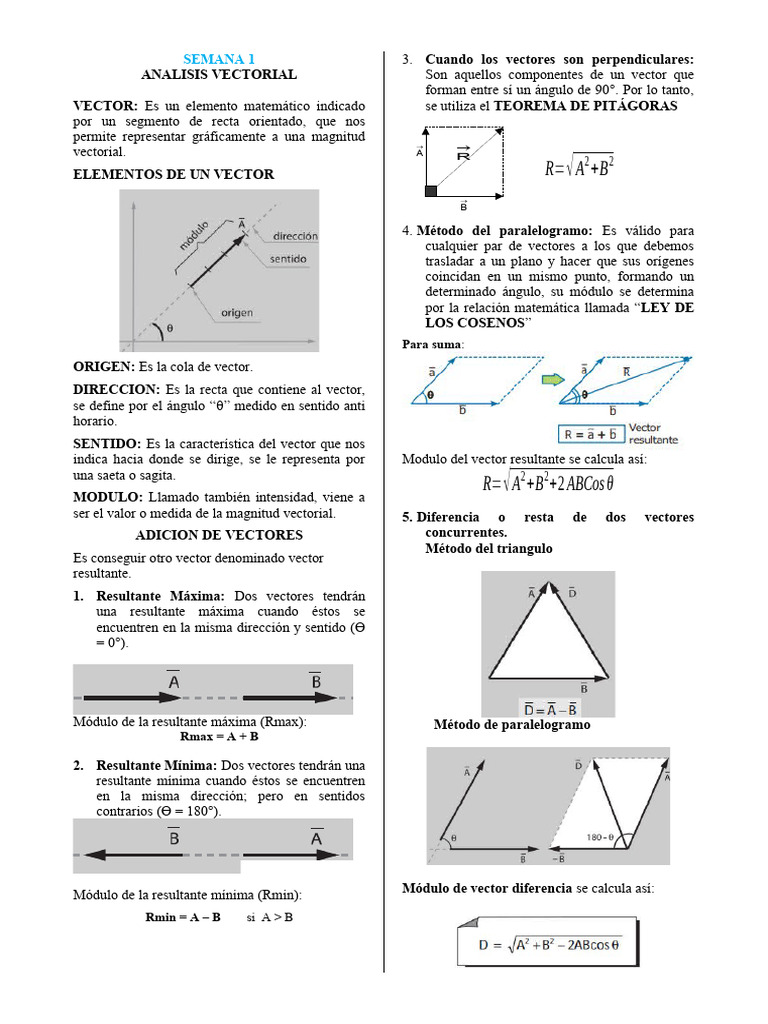 FISICA | PDF | Vector Euclidiano | Velocidad