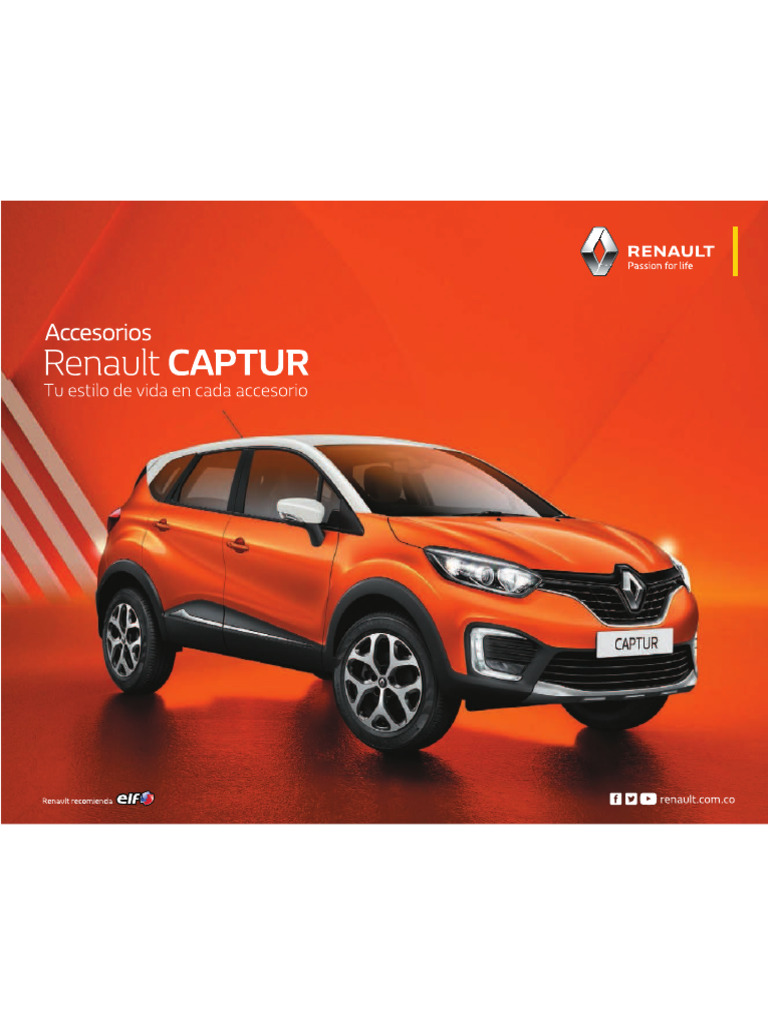 Anexo 3 Nuevo RENAULT CAPTUR (Catálogo de Accesorios) 2 | PDF