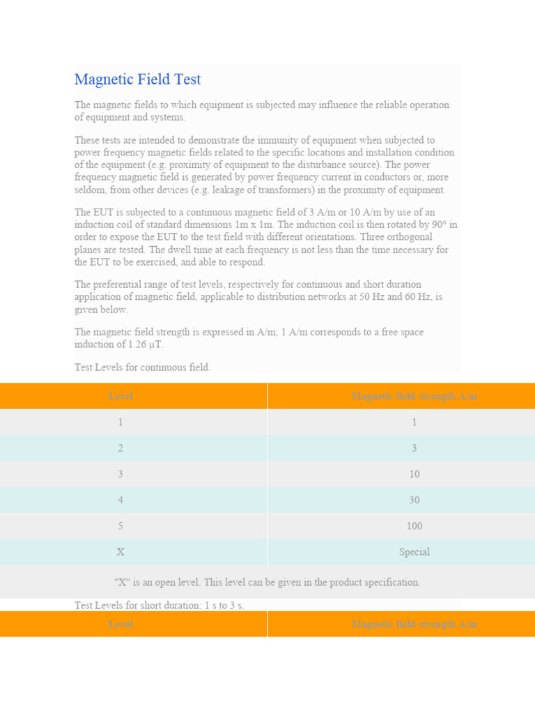 Magnetic Field Test | PDF | Teaching Methods & Materials | Science ...