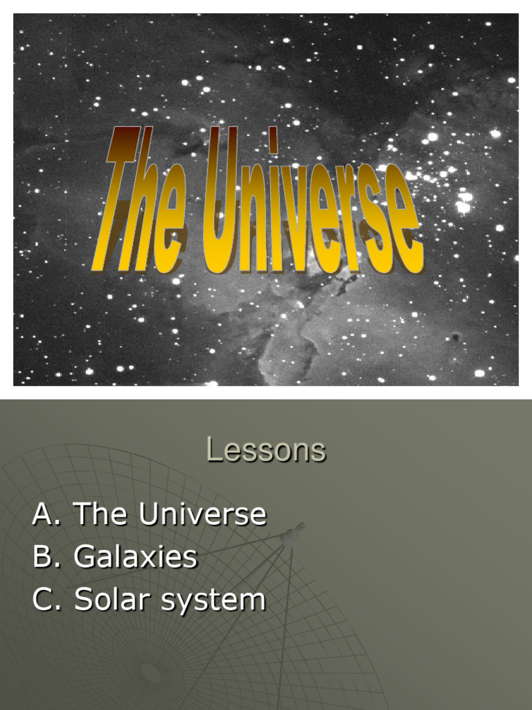 Understanding the Universe and Galaxies | PDF | Planets | Solar System
