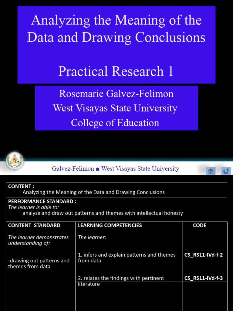 7 Analyzing The Meaning of The Data and Drawing Conclusions | PDF