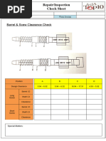 Torque Checksheet | PDF