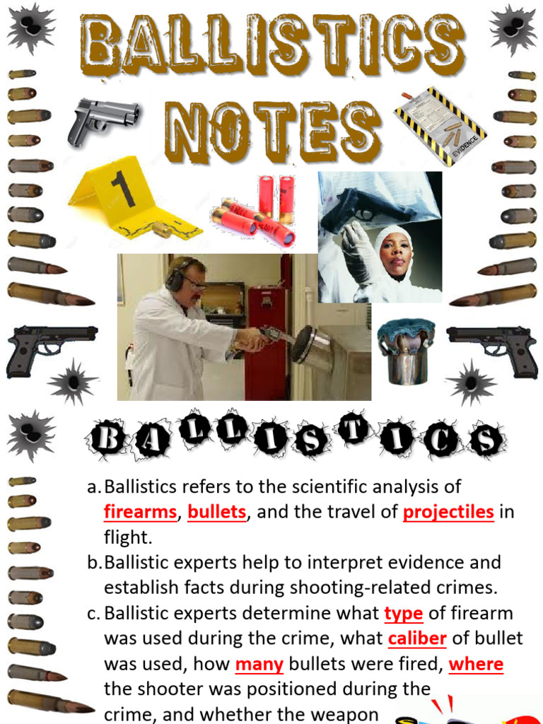 Ballistics PowerPoint | PDF