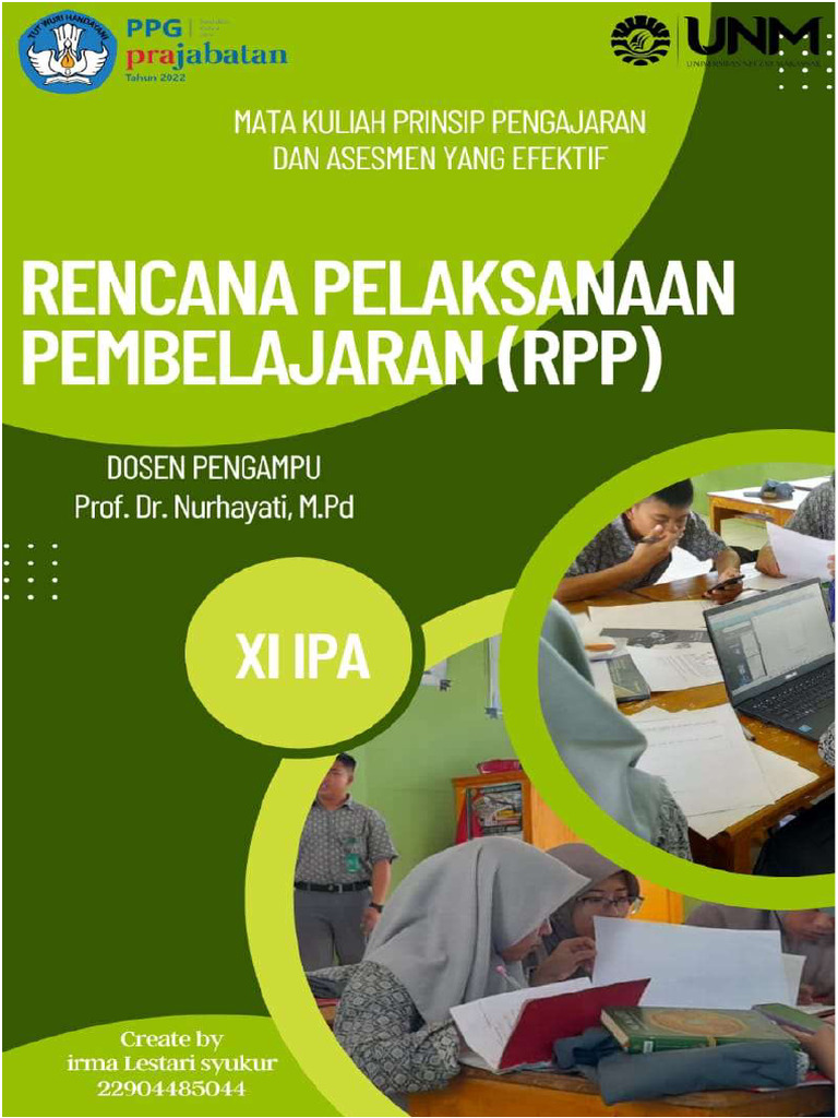 RPP Culturally Responsive Teaching (CRT) - Irma Lestari Syukur | PDF